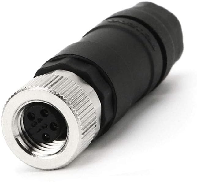 Amazon.com: VELLEDQ Industrial Field-wireable M8 Sensor Connector 4-Pin ...