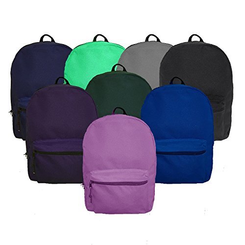 Amazon.com | 24-Pack 15" Backpacks for Kids - Bookbags in Bulk for ...