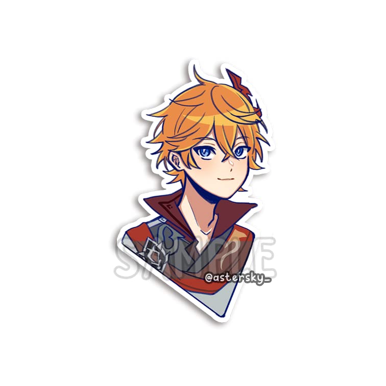 Amazon.com: Genshin Impact Vinyl Stickers (Childe) : Handmade Products