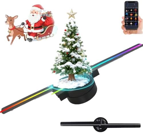 Myholoscreen 3D Hologram LED Fan Projector, My Holo Screen Spinning ...