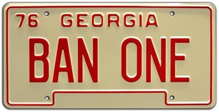 Smokey and The Bandit | BAN ONE | Metal Stamped License Plate, Covers ...