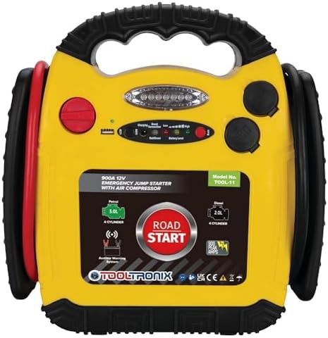 AstroAI Jump Starter Power Pack with Air Compressor, 1500A 12V Portable ...