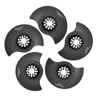 Oscillating Starlock Multitool Blades 5pcs High Carbon Steel Saw Blade ...