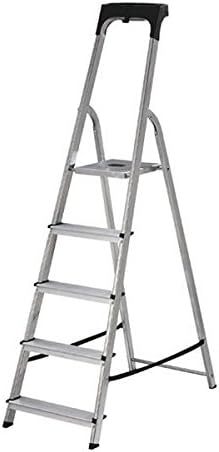 ABRU 71705 "Pro Master 5" Tread Step Ladder - Silver : Amazon.co.uk ...