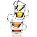 Amazon.com | Bodum Bistro 2 Piece double wall 0.45 L 15 oz Jumbo Glass ...