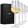 Amazon.com | ELIXIR GLASSWARE Wine Glasses Set of 4-17 oz - Crystal ...
