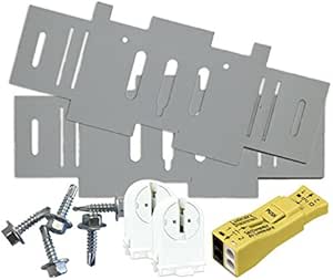 Amazon.com: TechBrite 4' Strip Retrofit Kit 1xF54T5HO : Everything Else
