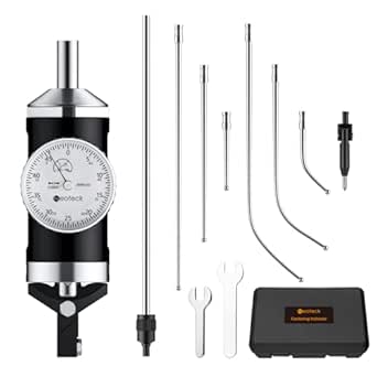 Neoteck Coaxial Centering Indicator 0-0.15''/0.0005'' Dial Indicator ...
