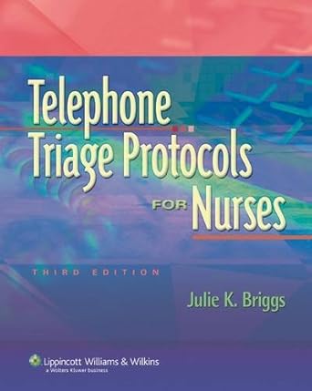 Telephone Triage Protocols for Nurses | Amazon.com.br