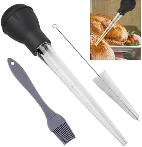 3 Pcs Turkey Baster, Baster for Cooking, Turkey Baster Large, Turkey ...