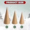 Amazon.com: TFTAFAN 12 PCS Thick Paper Mache Cones, Christmas Cardboard ...