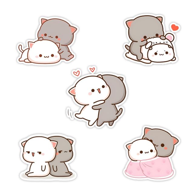 STICK STORE Love Couple Theme Vinyl Stickers Pack, 2.8x2.8 Inches ...