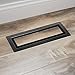 Zion Floor Register 4" x 10" Matte Black Modern Flush Mount Air ...