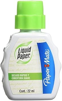 Paper Mate Liquid Paper Fast Dry Correction Fluid, 22 mL, 12 Count ...