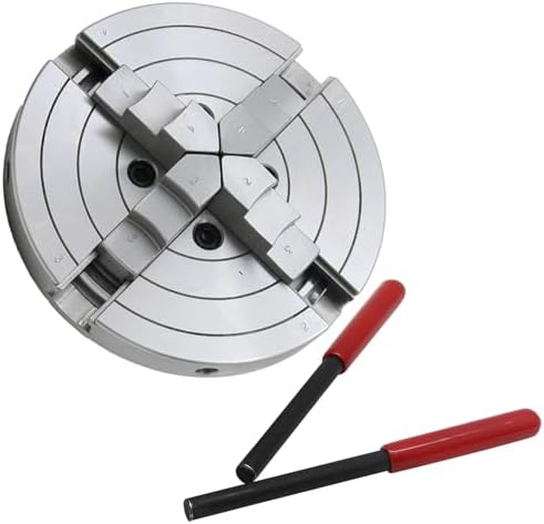 Wood Lathe Chuck 6 inch 4 Jaws Self-Centering Lathe Chucks Thread 1 x ...