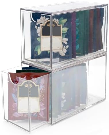 Amazon.com: Youngever 3 Drawers Plastic Kitchen Pantry Stackable ...