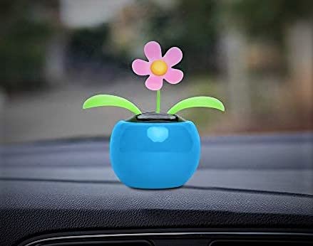 Solar Dancing Flower for Car Dashboard Car Dashboard Toy Dancing Flower ...