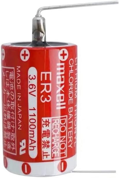 zoyfayl ER3 3.6V 1100mAh Batería para Maxell ER3 Li-ion PLC Batería con ...