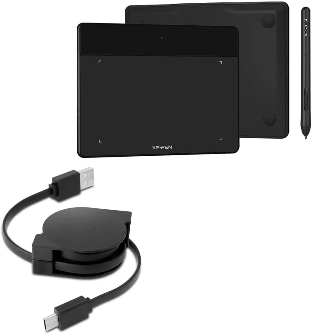 Amazon.com: BoxWave Cable Compatible with XP-Pen Deco Fun S - miniSync ...