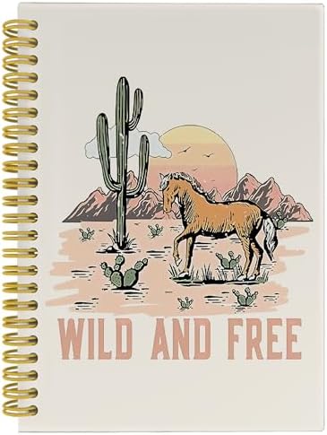 Amazon.com : hold fizz Pink Western Horse Notebook Journal, Horse Gifts ...