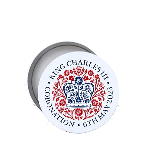 Personalised King Charles III Coronation Tin, Gift, Memorabilia, Garden ...
