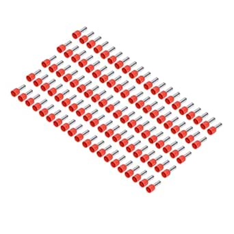 Insulated Ferrule Terminals, 100PCS Copper Crimp Connector PVC Sleeve ...