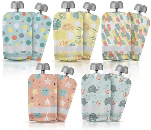 Amazon.com: Simple Modern Reusable Baby Food Pouches for Toddlers | BPA ...