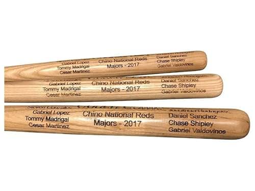 Amazon.com: Bird’s Wood Shack Mini Baseball Bat Keepsake - Solid Wood ...