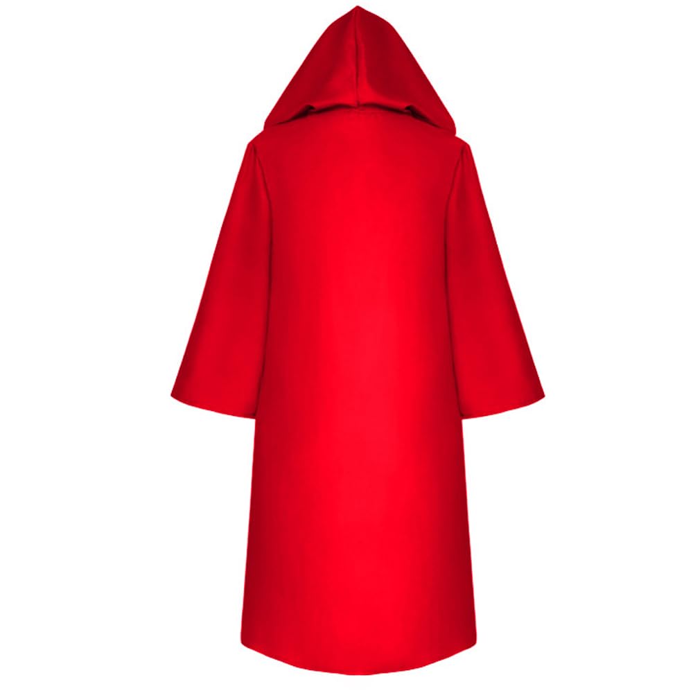 KINQUINN Men & Kids Tunic Hooded Robe Sith Robe Halloween Jedi Hooded ...