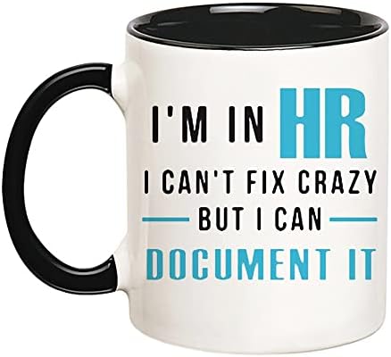 Amazon.com: Fonhark Bone China Mug, Funny HR, 11 Oz Novelty Coffee/Tea ...