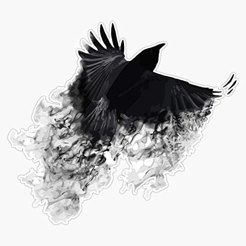 Amazon.com: The Black Crow Vinyl Waterproof Sticker Decal Car Laptop ...