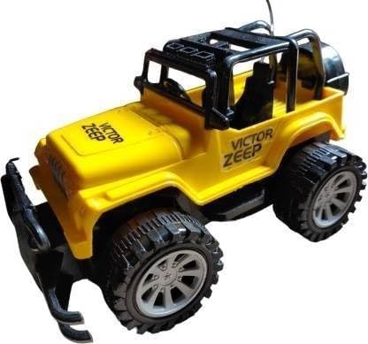 Victor Zeep Ride,Remote Control Monster Jeep with Head Lights, Die-Cast ...