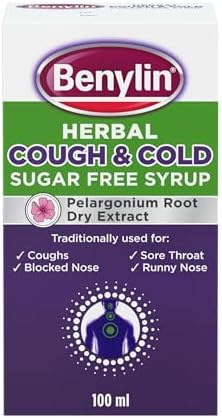 BENYLIN® Herbal Cough & Cold Sugar Free Syrup (1x 100ml), Traditional ...