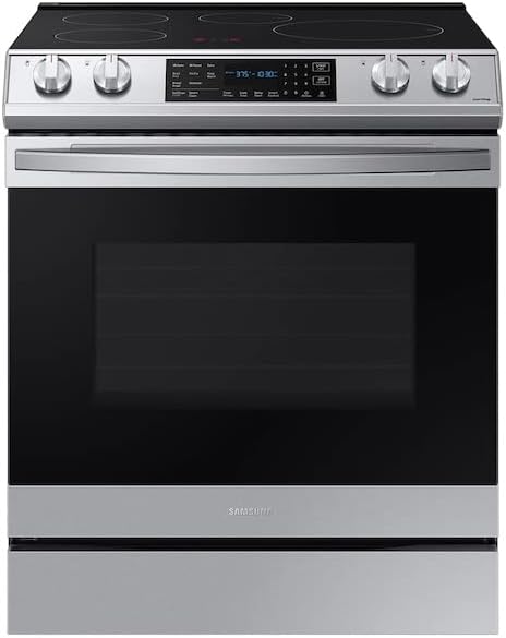 Amazon.com: SAMSUNG 6.3 Cu Ft Smart Rapid Heat Induction Slide-in Range ...