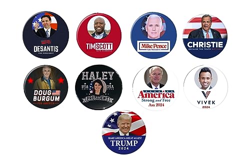 Amazon.com: Republican Debate Commemorative Button Collection - August ...