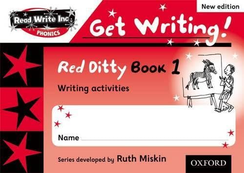 Read Write Inc. Phonics: Get Writing!: Red Ditty Books 1 - 5 Pack of 50 ...