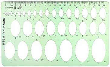 Amazon.com: 1Pcs 20cm Oval Ruler Drafting Template,Oval Line Drawing ...
