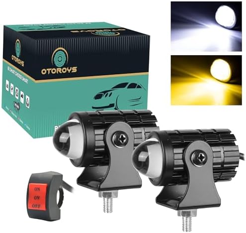 OTOROYS Spotlights Mini Projector Fog Light Front Driving Lampwith ...