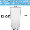 Amazon.com: Restaurant Grade, BPA-Free 12oz Clear Plastic Cups 6pk ...