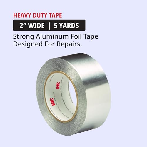 Snapklik.com : TAPE LOGIC 2 X 5 Yds Aluminum Foil Tape 4.6 Mil, Silver ...