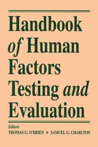 Handbook of Human Factors Testing and Evaluation (1996-01-03): Unknown ...