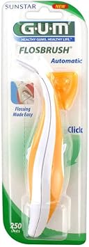 Gum Flosbrush Automatic Zahnseidenhalter, Farblich Sortiert : Amazon.de ...