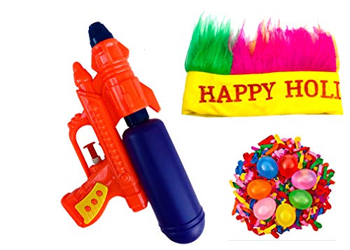 Buy Evisha Happy Holi Cap And Small Water Pistol|Toy Gun | Water Gun ...