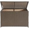 Amazon.com: MOORLITER Wicker Storage Trunk, 30 x 17 x 18 inches, 160L ...