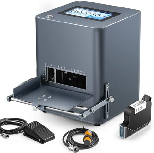 Amazon.com: Moonshan Inkjet Coding Printer Machine 1 INCH Print Height ...