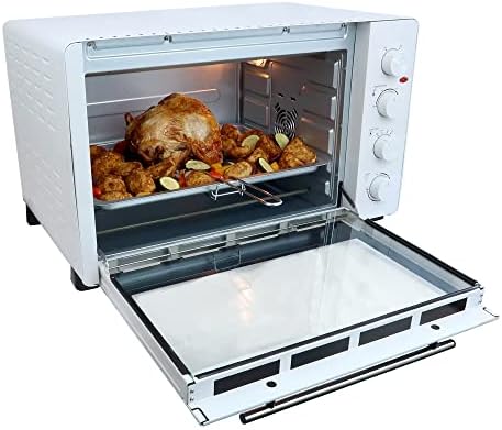 TurboTronic EV35 Electric Mini Oven 35L - Double Glazed Compact Table ...