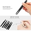 FEITA Precision Plastic Tweezers Kit - Plastic Anti Static Tweezers Set ...