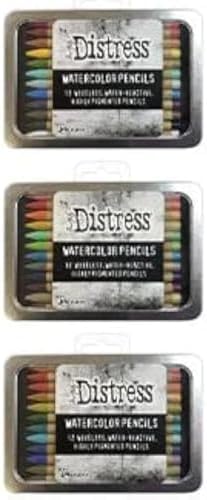 Amazon.com : Ranger Ink Bundle - Tim Holtz Distress Watercolor Pencils ...