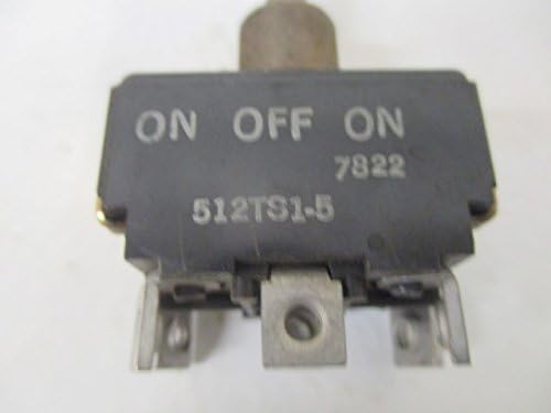 Amazon.com: Micro Switch 512TS1-5 (On)-Off-On DPDT 15 Amp Toggle Switch with Screw Terminals ...