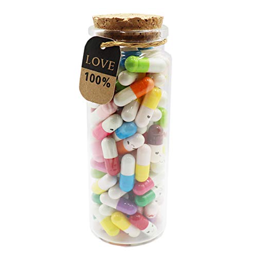 Best Love Message in Capsule (90pcs) Bottle Glass | StylesDaddy
